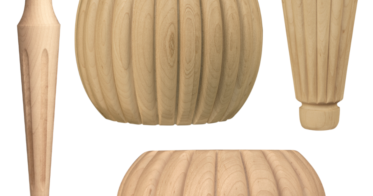Designed Wooden Furniture Feet