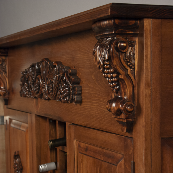 Osborne Wood | Carved Grape Corbels