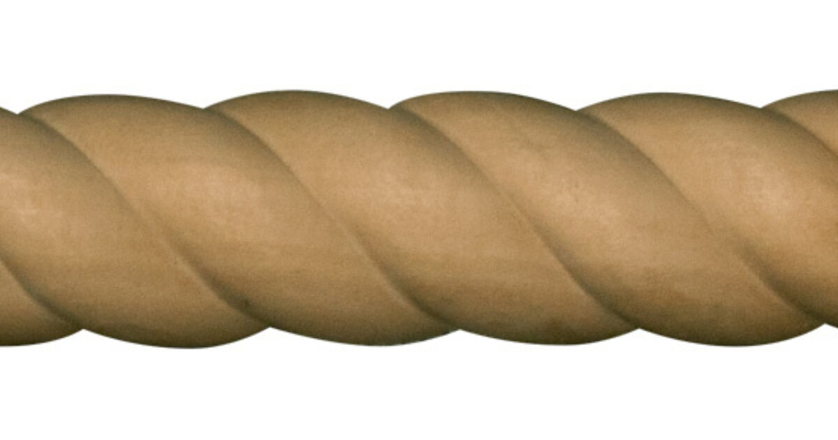 Osborne Wood Half Round Rope Moulding Osborne Wood Half Round Rope Moulding