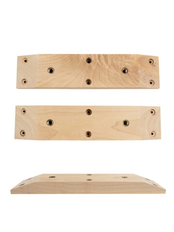 Osborne Wood | Set of 4 Mounting Blocks Wood Plate