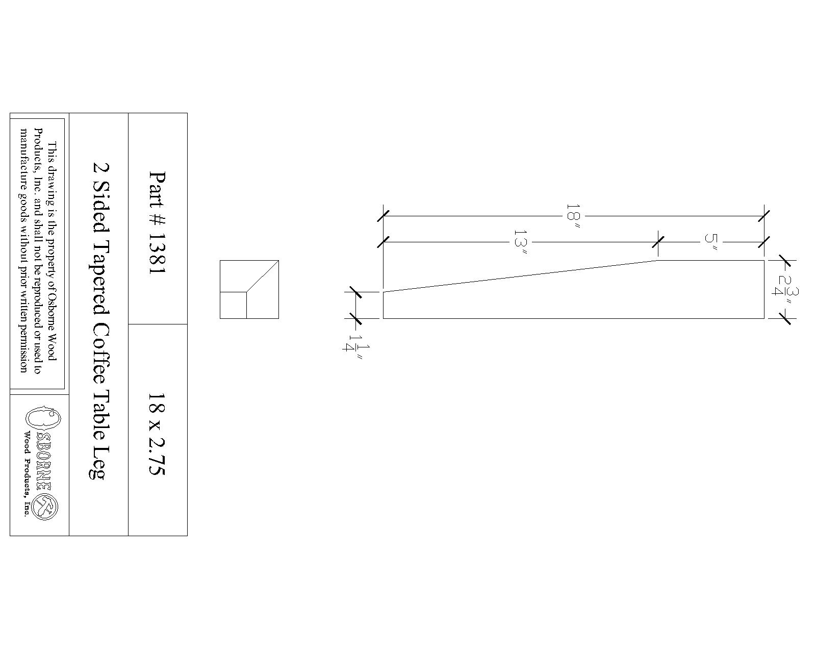 Osborne Wood | Table Legs & Pedestals CAD Drawings