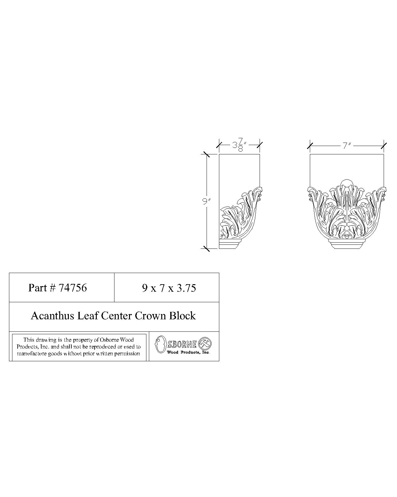Osborne Wood | Crown Moulding CAD Drawings