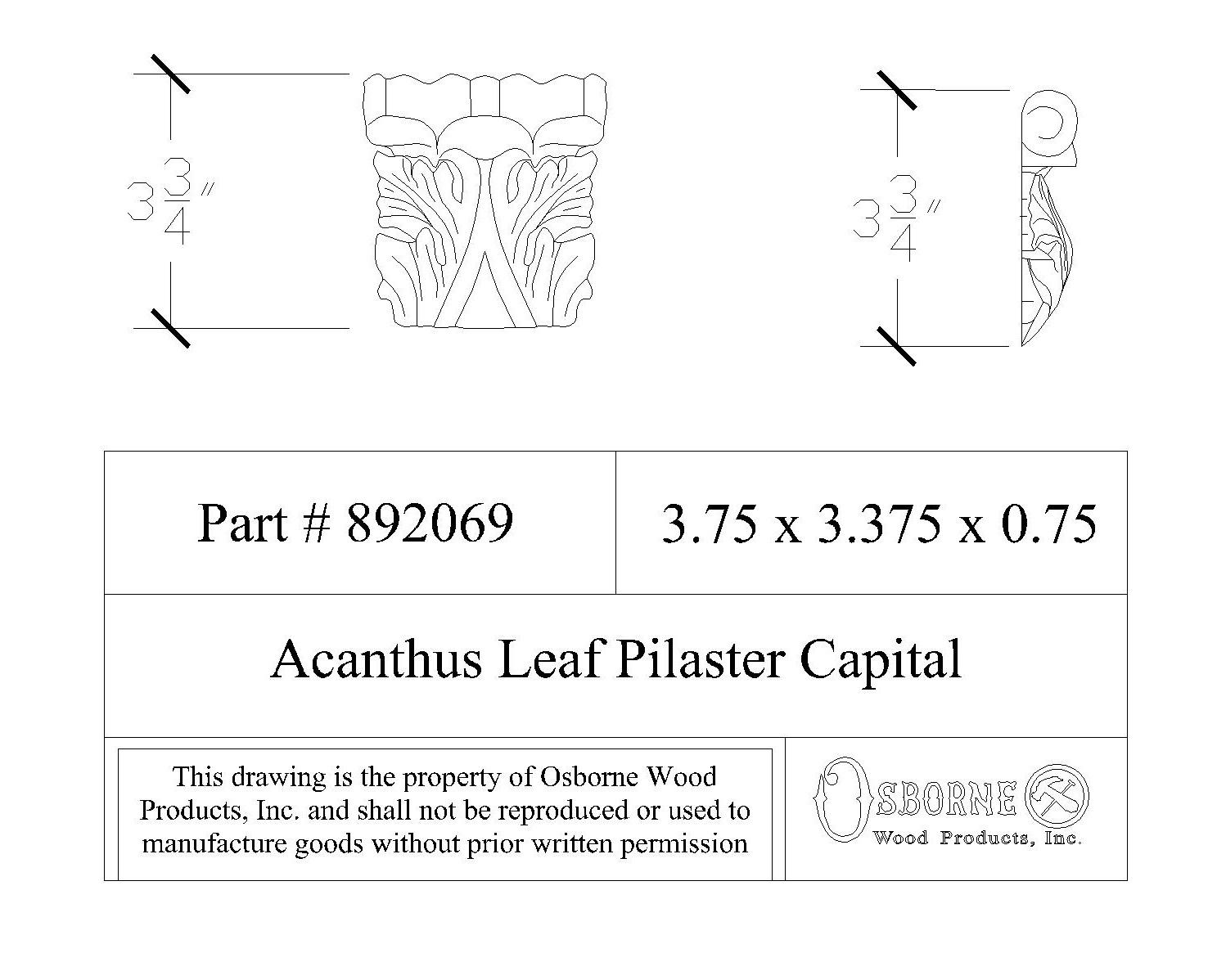 Osborne Wood | Vineyard Collection CAD Drawings