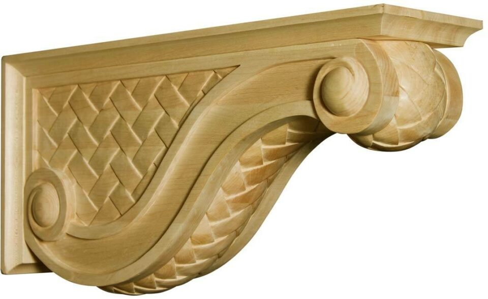 Osborne Wood | Large Open Grape Corbel