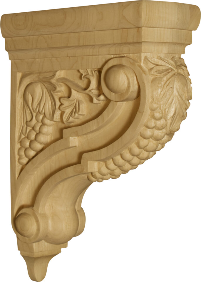 Osborne Wood | Large Open Grape Corbel