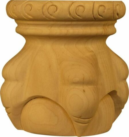 Osborne Wood | Club Round Bun Foot (4″)