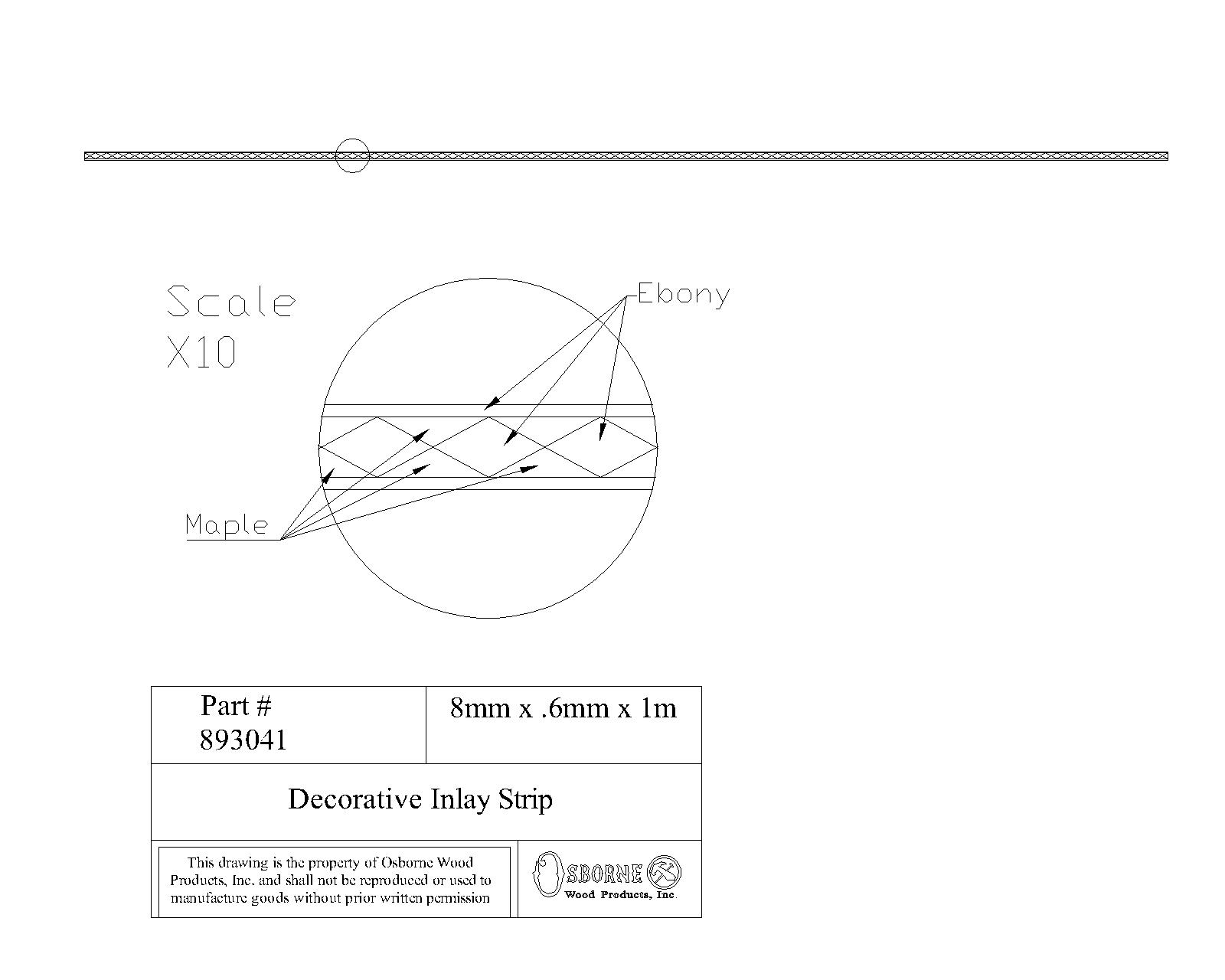 Osborne Wood | Decorative Wood Inlay CAD Drawings