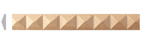 Osborne Wood | Carved Pyramid Moulding - 8 ft. Stick