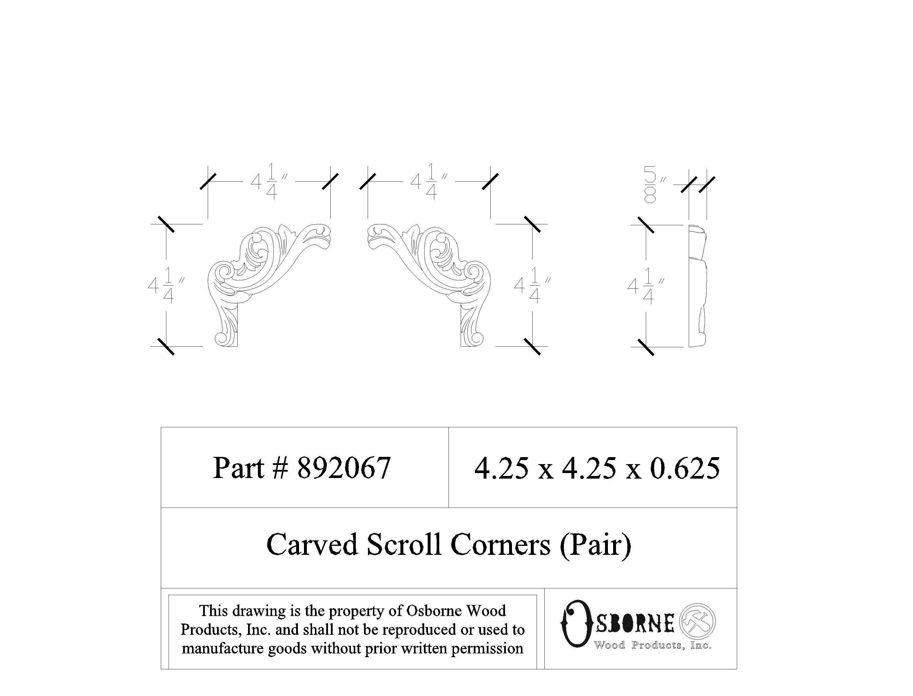 Osborne Wood | Vineyard Collection CAD Drawings