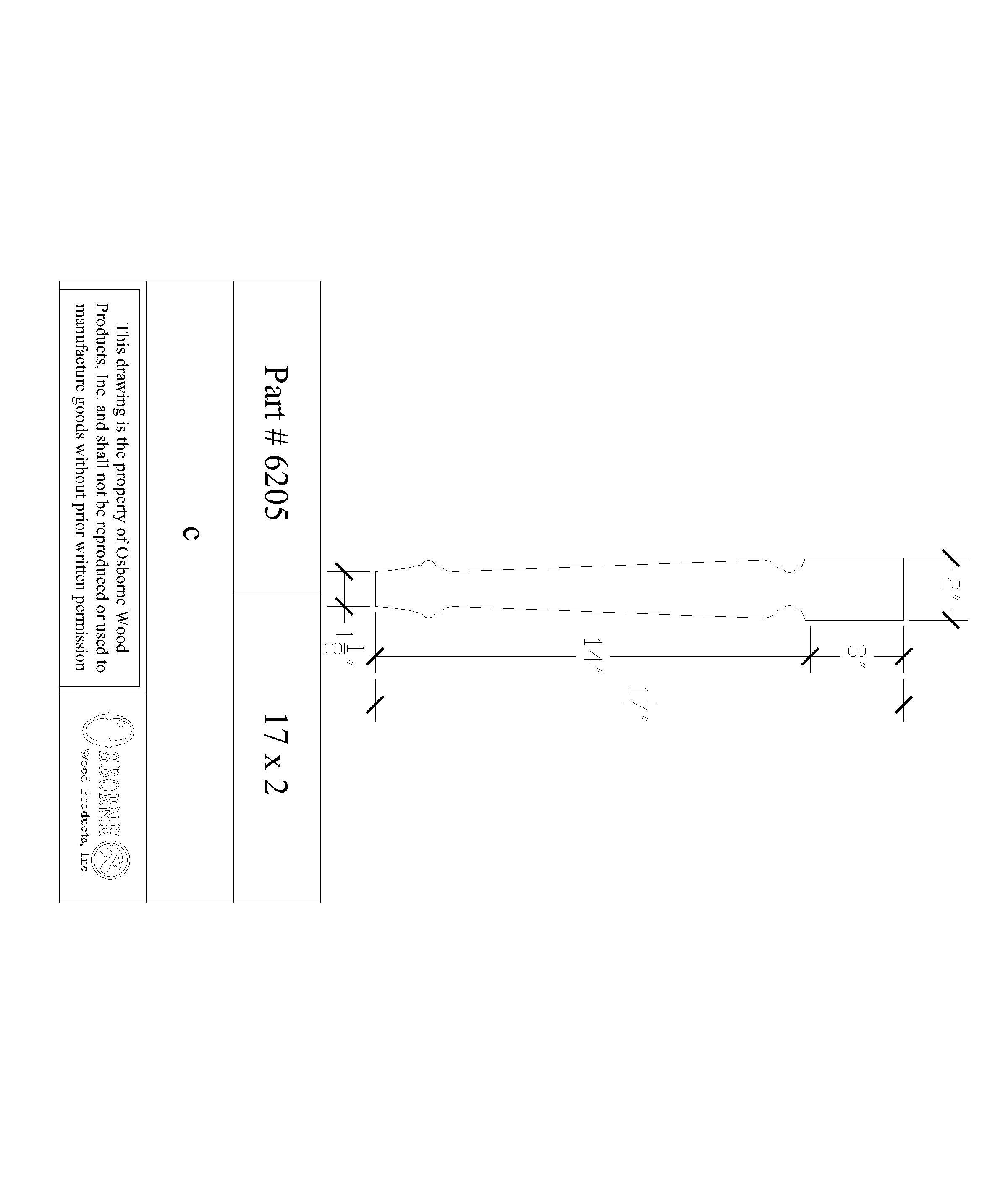 Osborne Wood | Chair Legs CAD Drawings