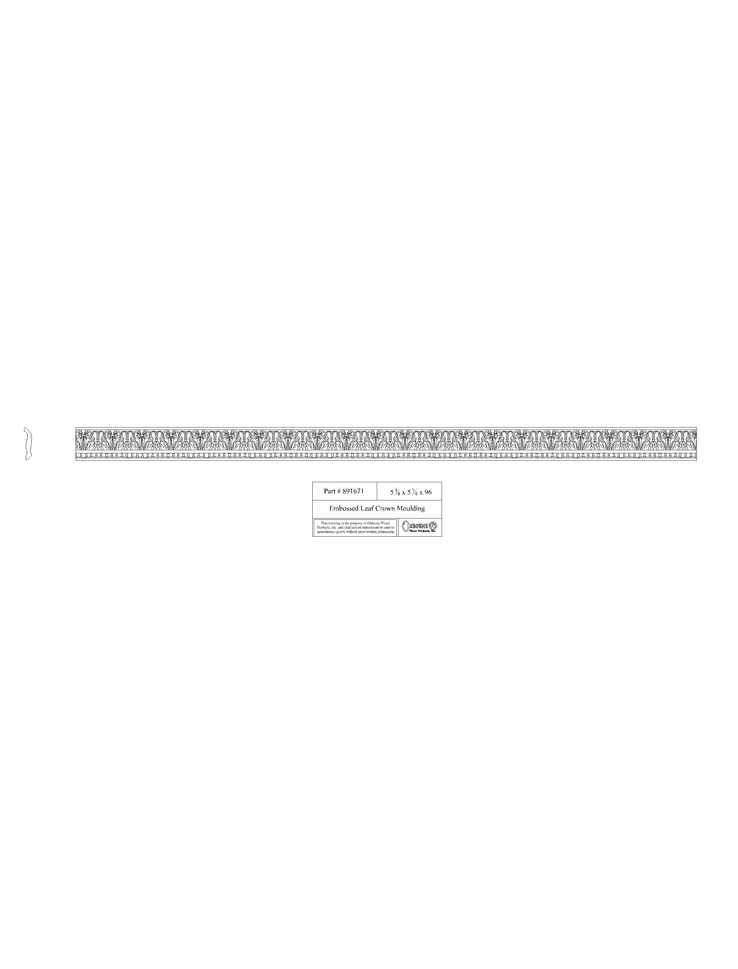 Osborne Wood | Vineyard Moulding and Trim CAD Drawings