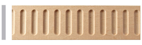 Osborne Wood | Carved Fluted Moulding - 8 ft. Stick