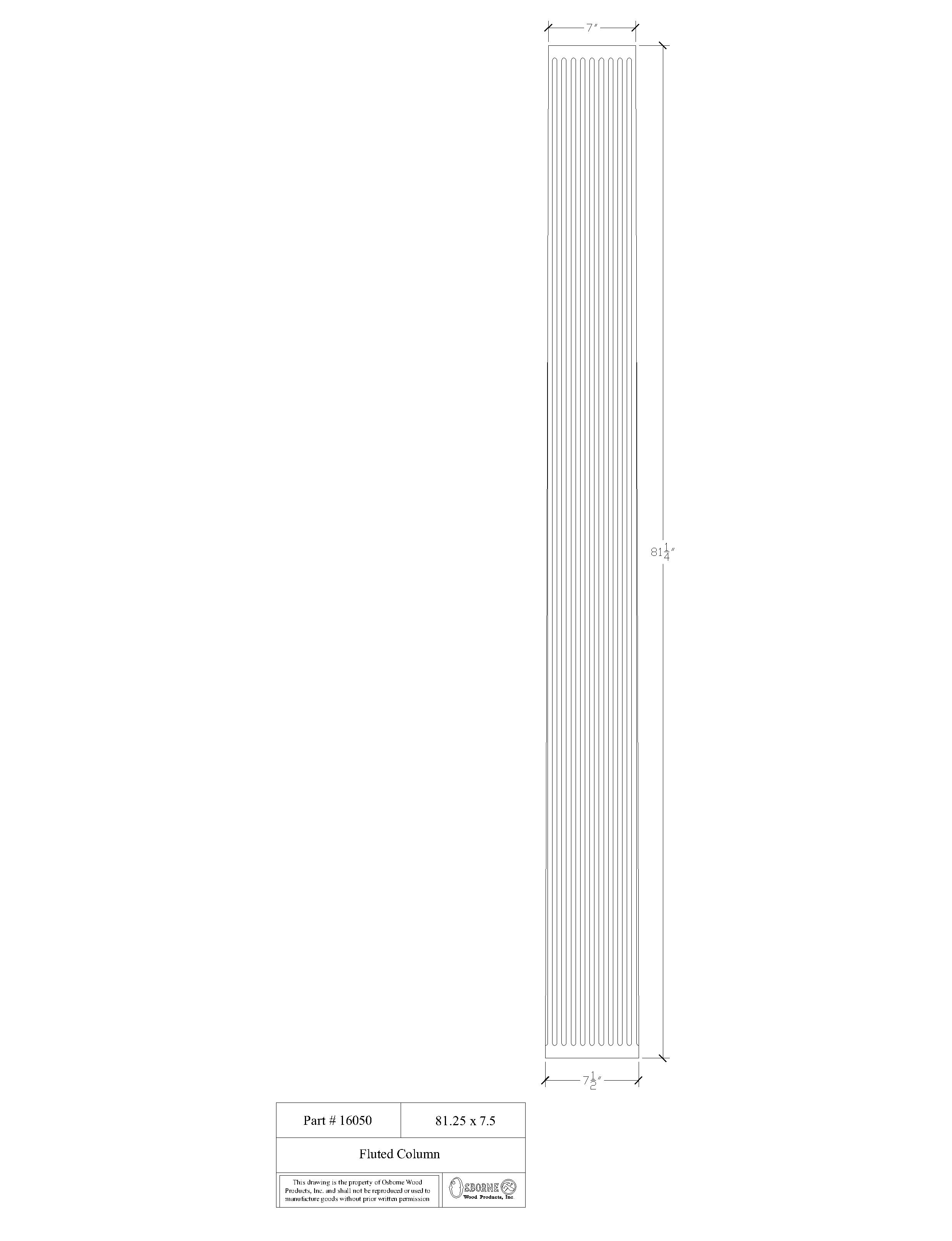 Osborne Wood | Architectural Columns CAD Drawings