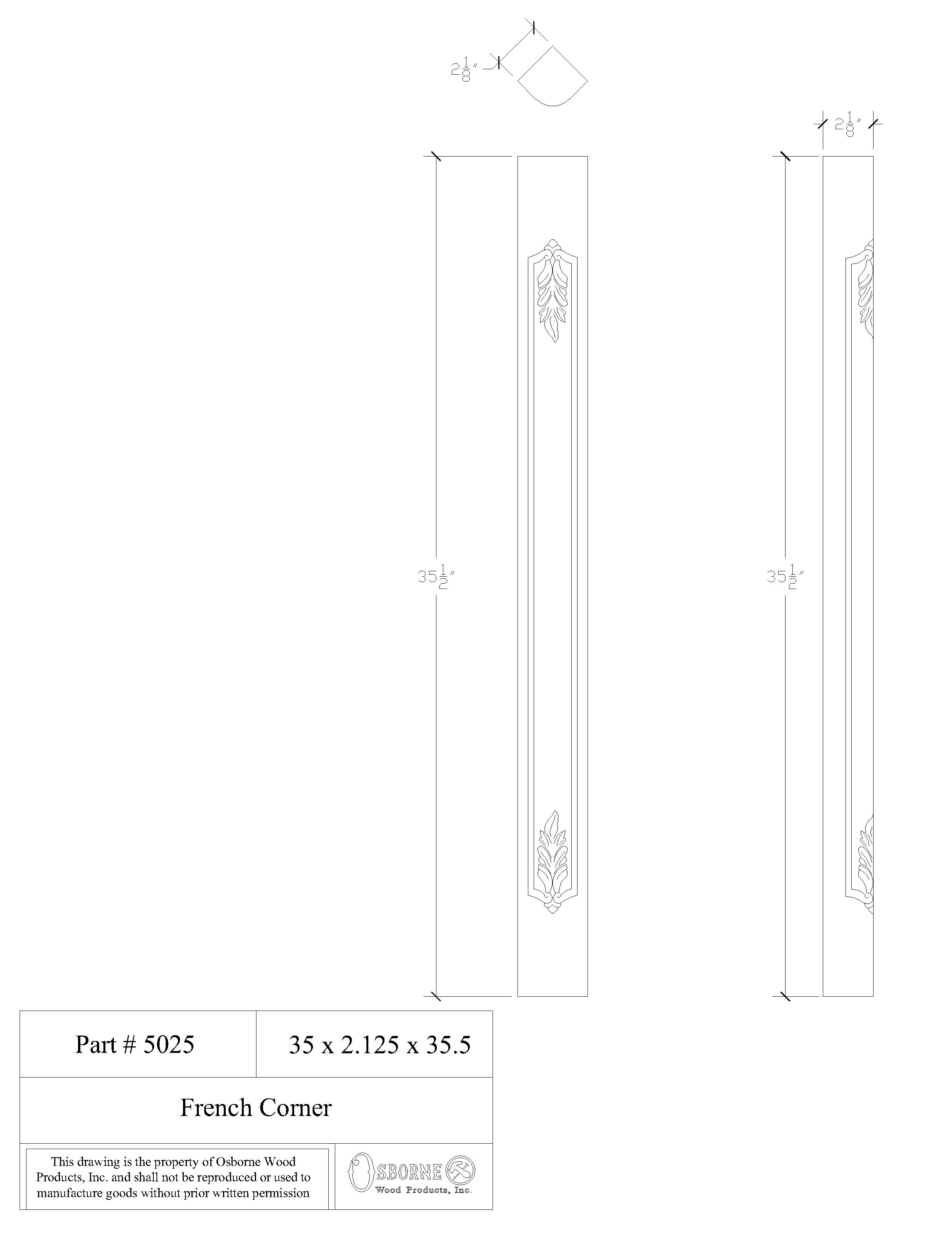 Osborne Wood | Vineyard Collection CAD Drawings