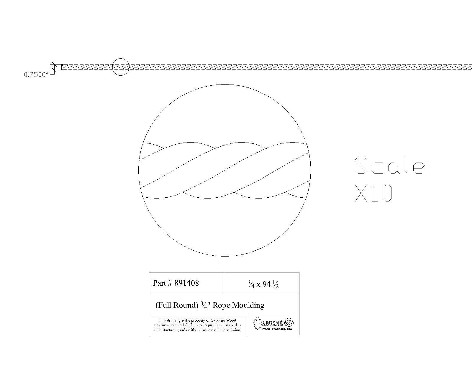 Osborne Wood | Moulding and Trim CAD Drawings