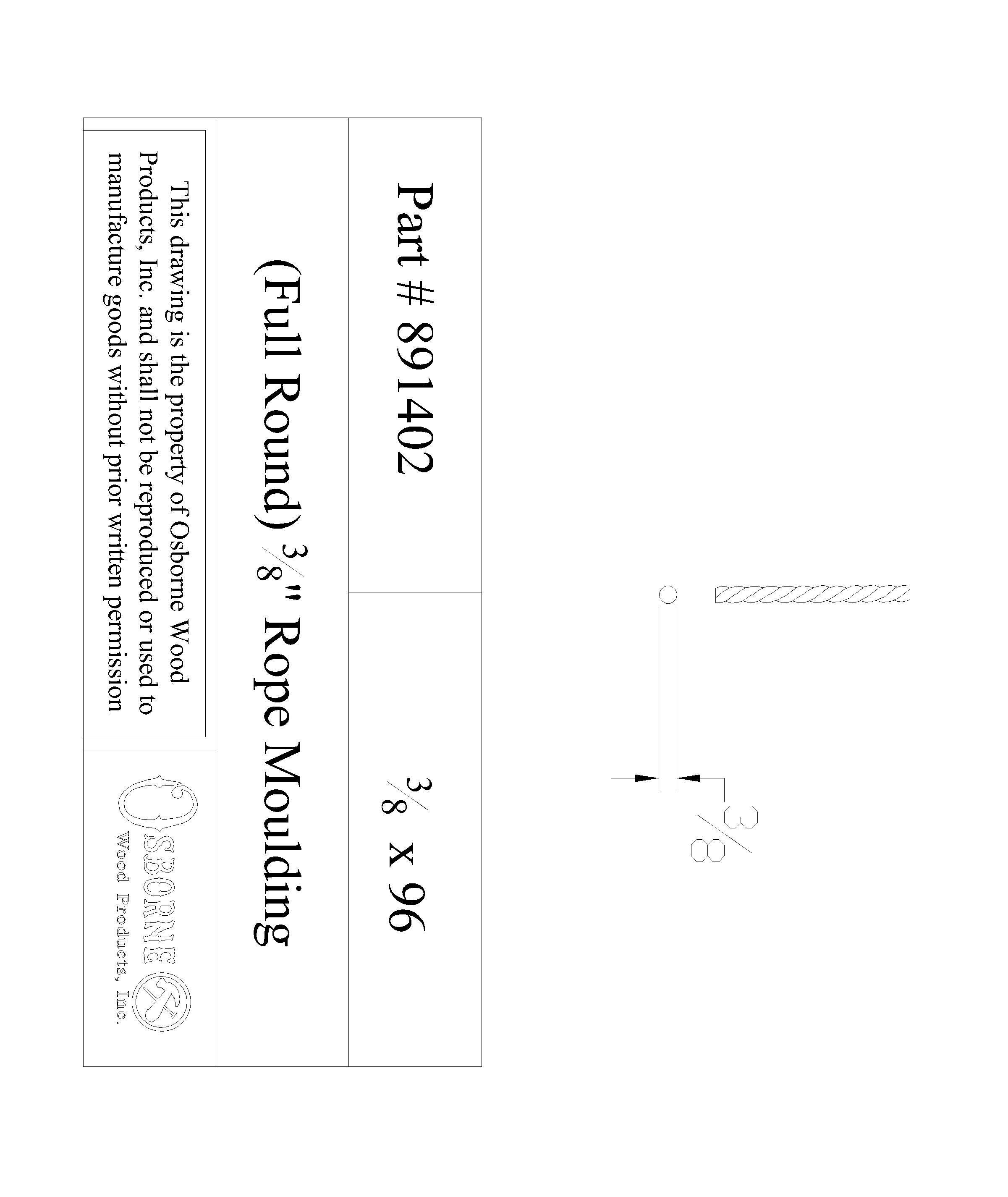 Osborne Wood | Rope and Spiral Collection CAD Drawings