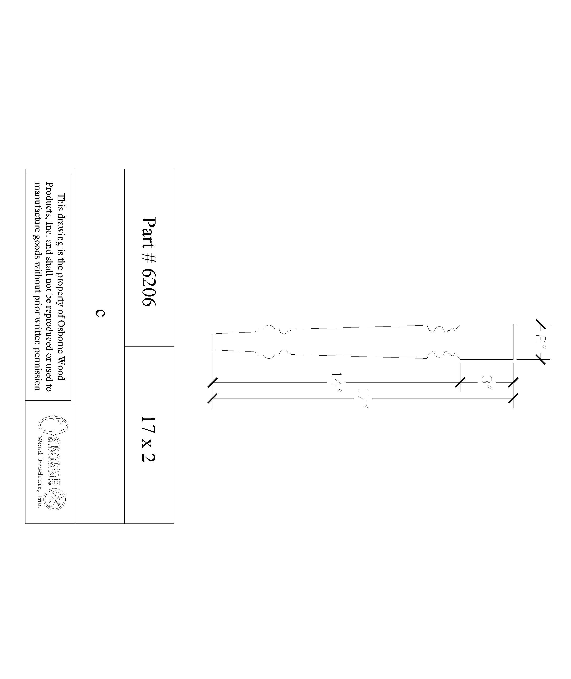Osborne Wood | Chair Legs CAD Drawings