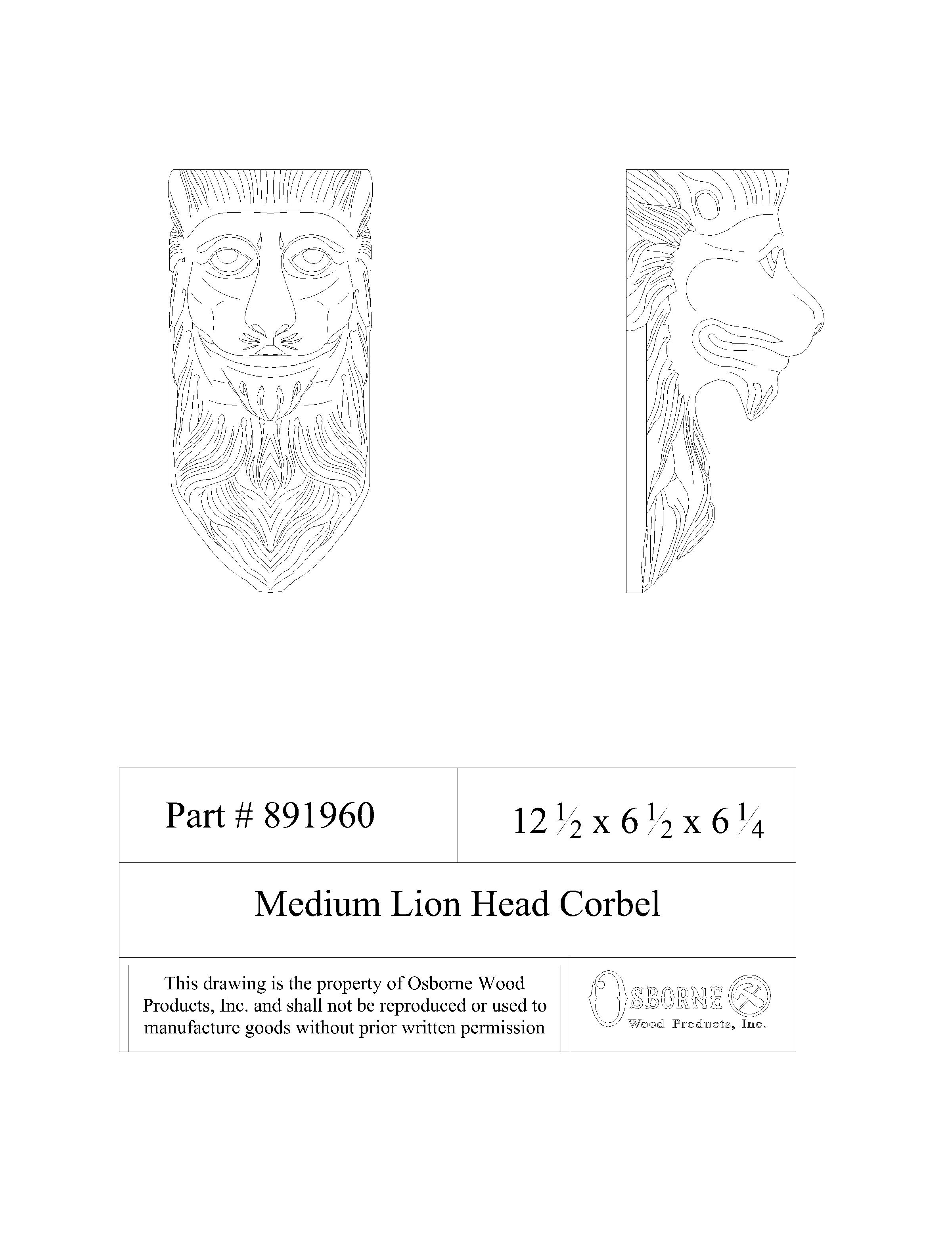 Osborne Wood | Classic Corbels CAD Drawings