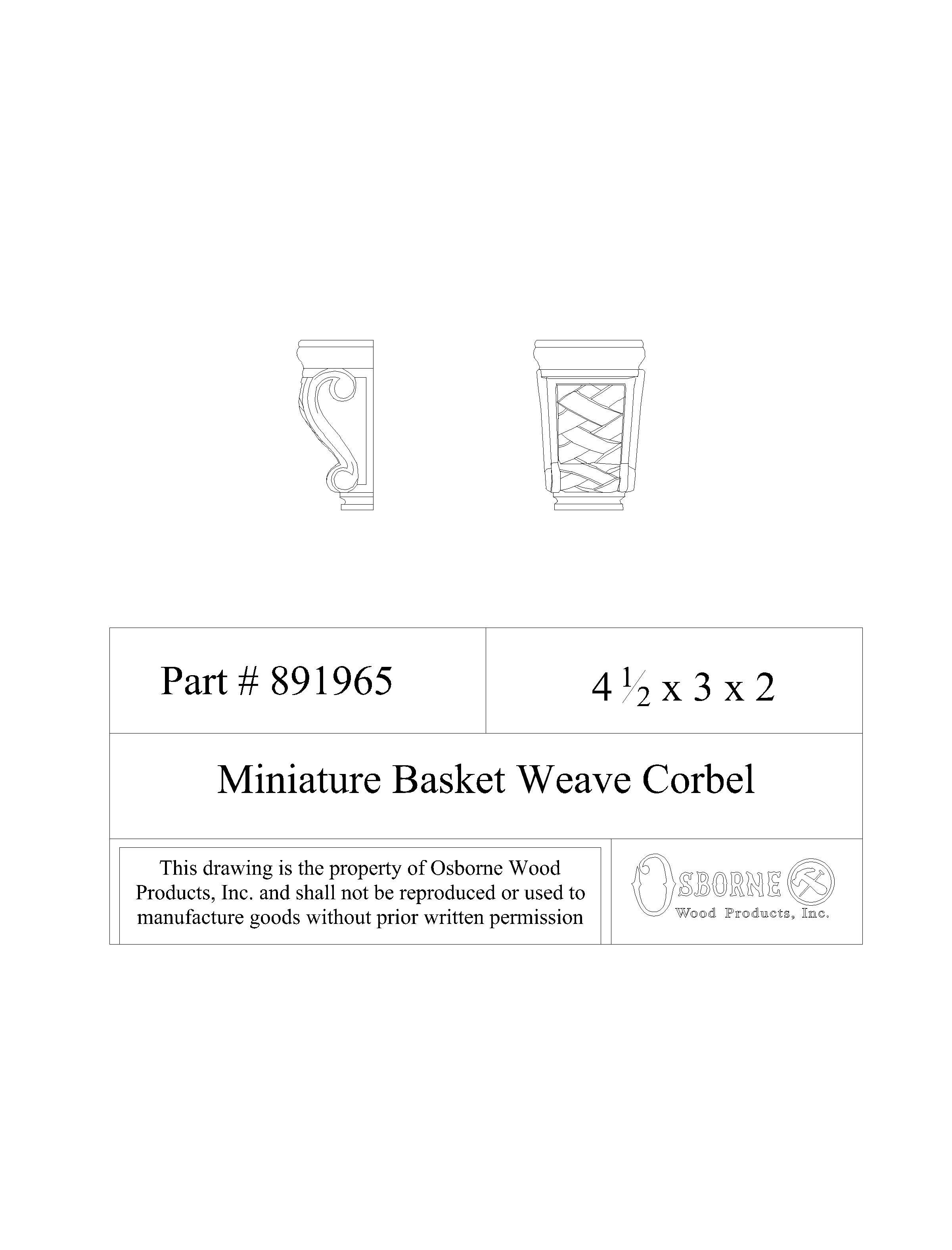 Osborne Wood | Classic Corbels CAD Drawings