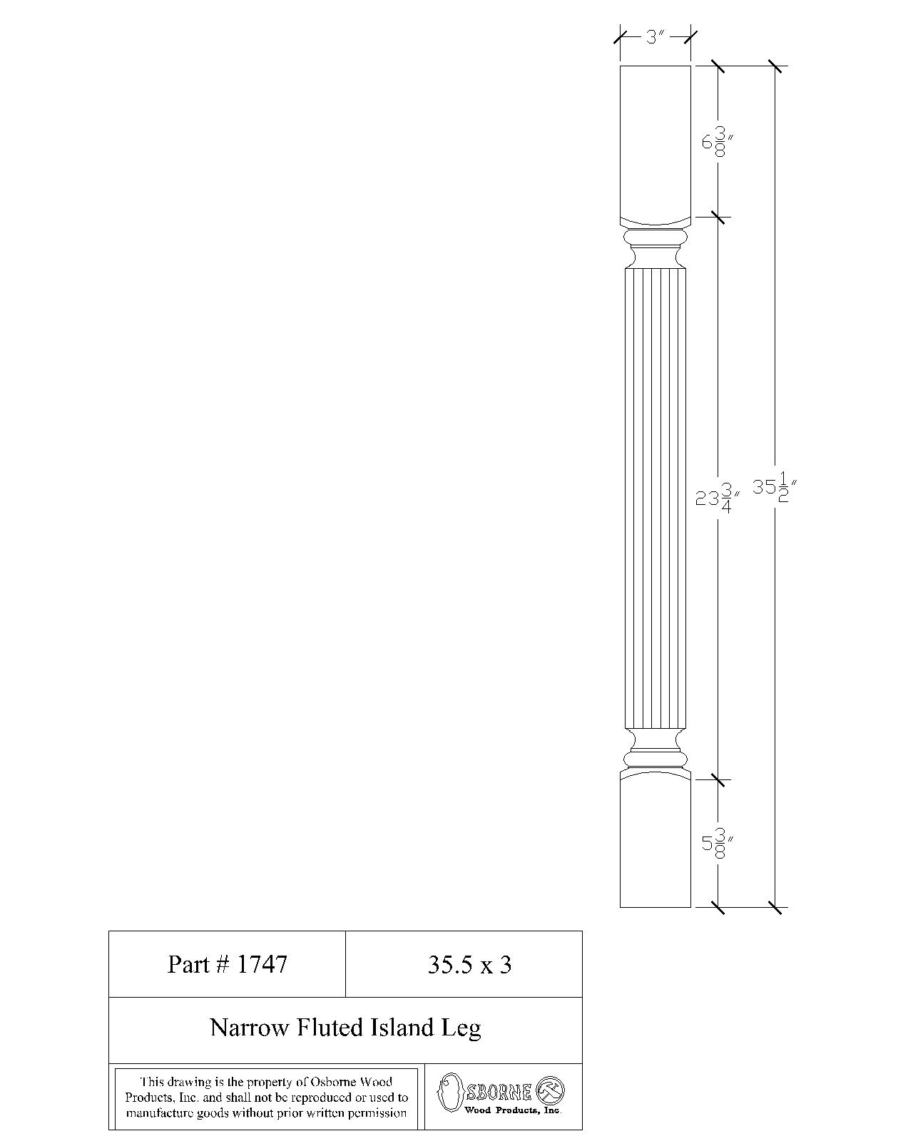 Osborne Wood | Reeded and Fluted Collection CAD Drawings