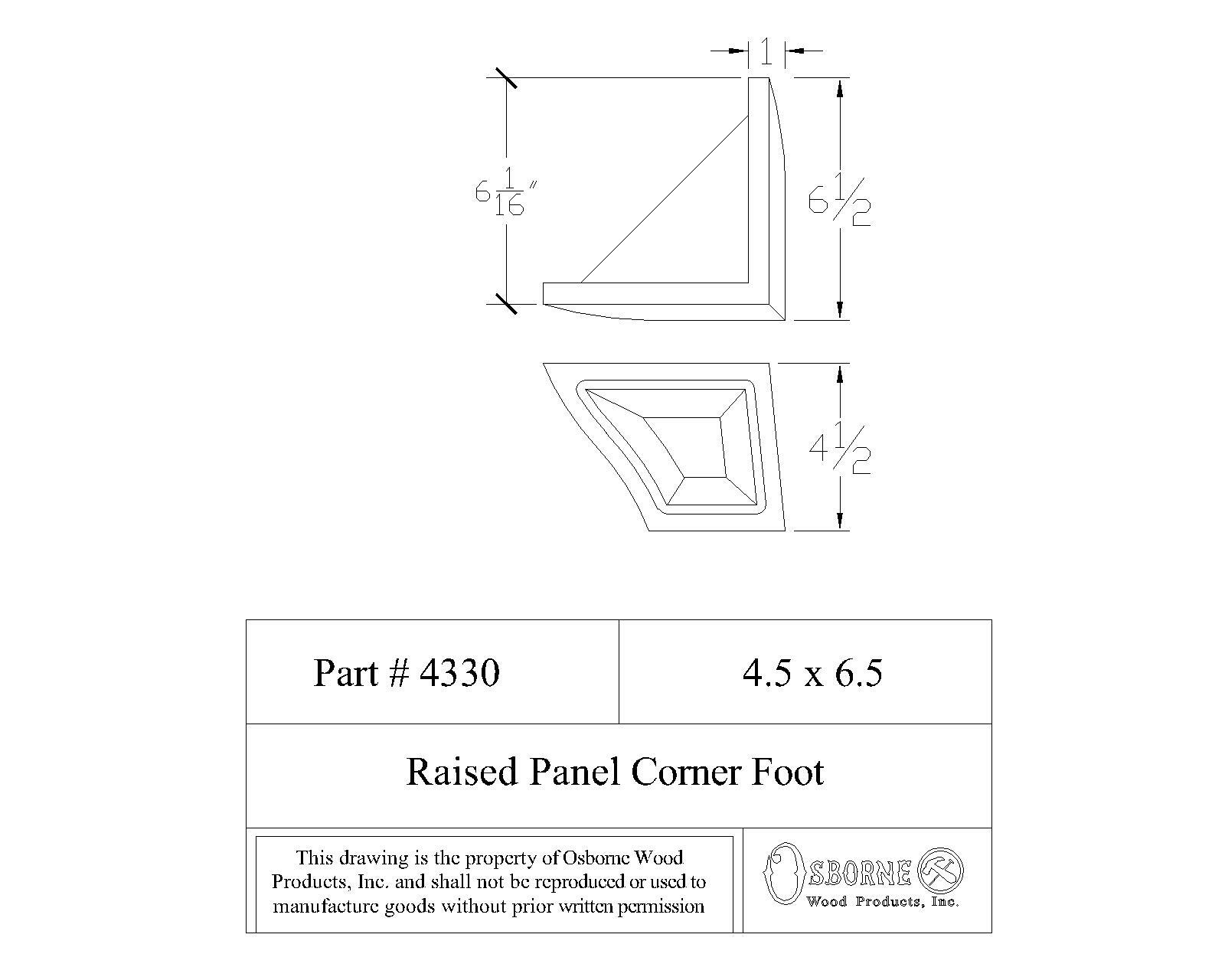 Osborne Wood | Traditional Furniture Feet CAD Drawings