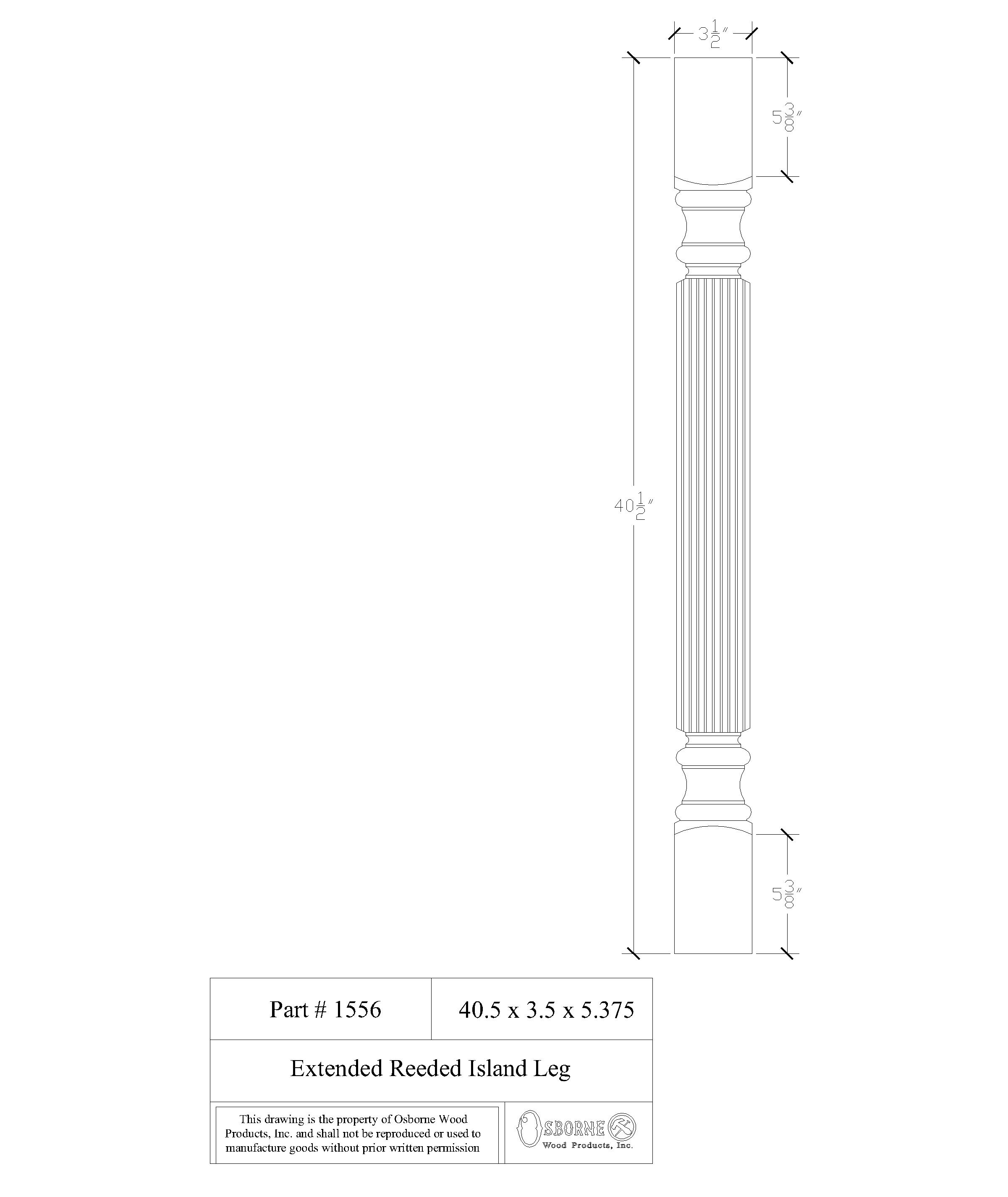 Osborne Wood | Reeded and Fluted Collection CAD Drawings