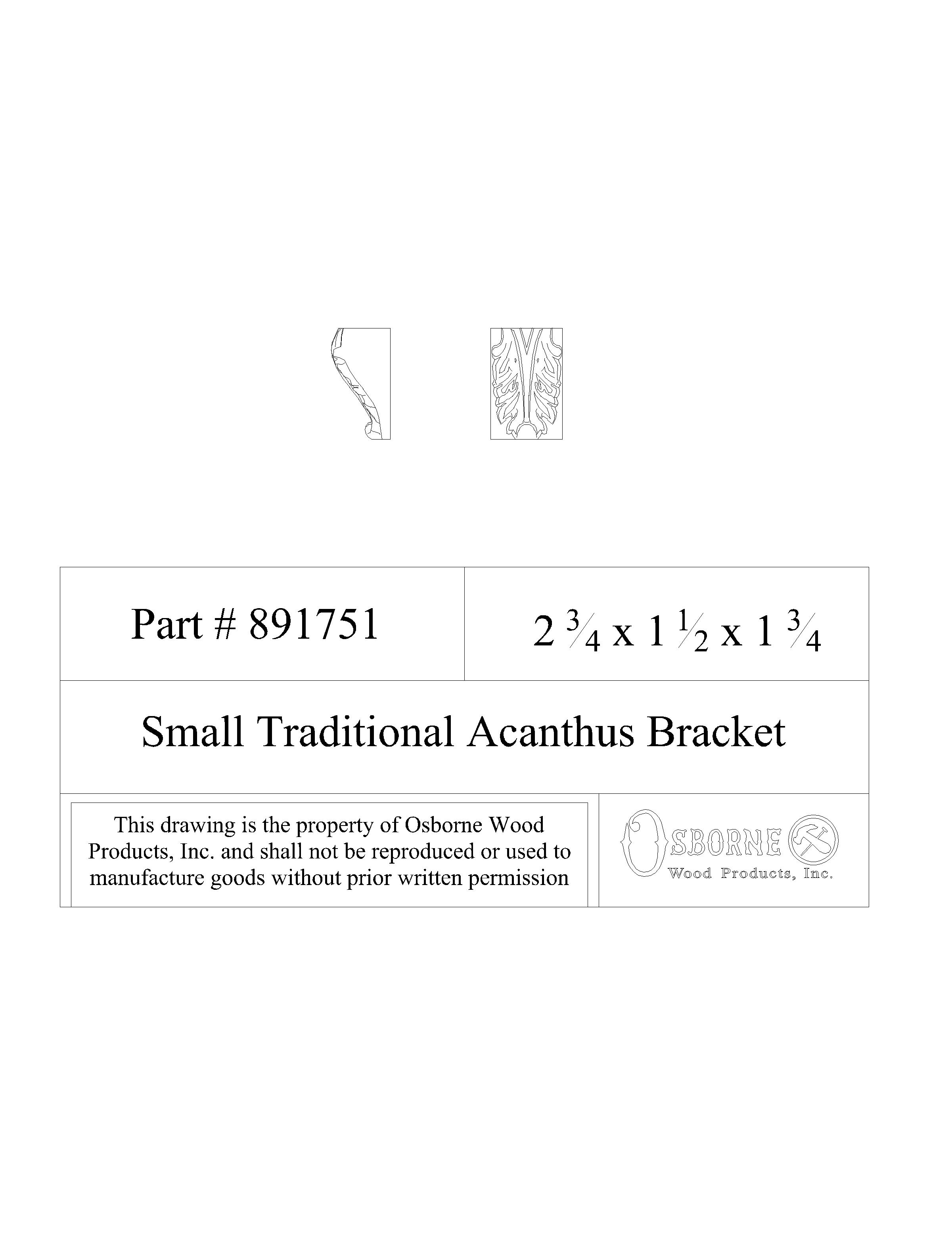 Osborne Wood | Vineyard Corbels CAD Drawings