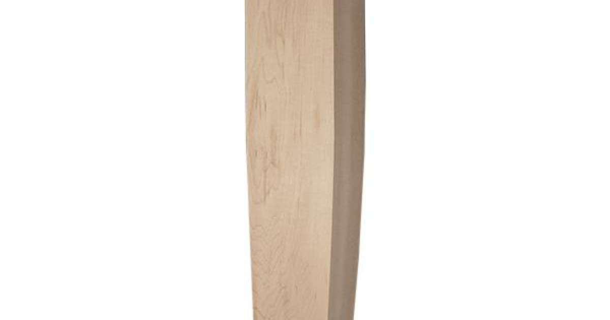 Osborne Wood | Two Sided Curved Tapered Dining Table Leg